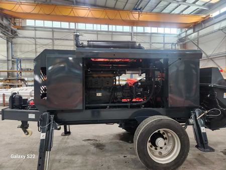 Стационарный бетононасос KTP1310 из Республики Корея от Завода КСР