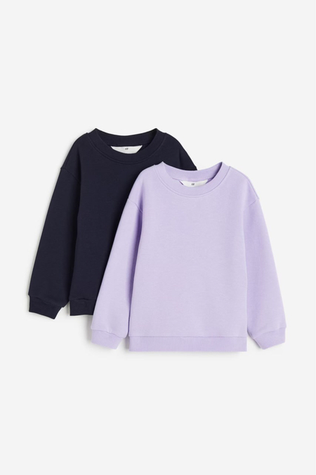 Комплект свитшотов H&M Англия на девочку 8-10лет толстовка с начесом