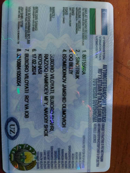 HOWO тягач сотилади. Тентли ёки алохида хам сотилади. Зав.метанли газ.
