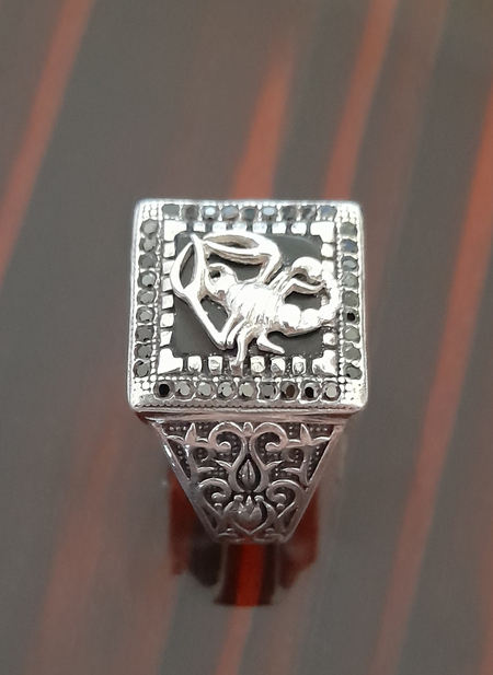 Перстень, серебро 925пр.
