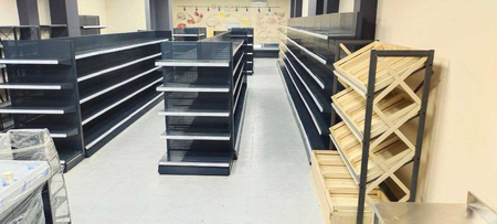 торговые стеллажи, кассы, витрины, полки под заказ для магазинов