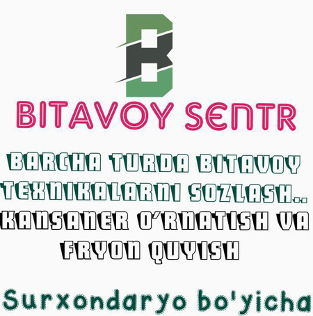 Kansaner Sozlaymiz va o'rnatamiz