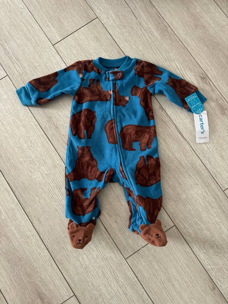 Carters Флисовый слип на 3 месяца
