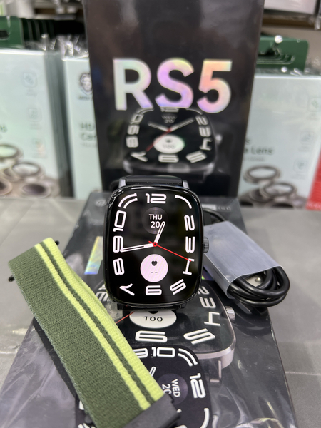 Haylou RS5 2,01 dyumli AMOLED displey, Bluetooth qo‘ng‘iroq / Смарт