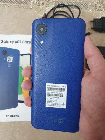 Srochna sotiladi  Samsung Galaxy A03 Core 32Gb Blue Full Kamplekt