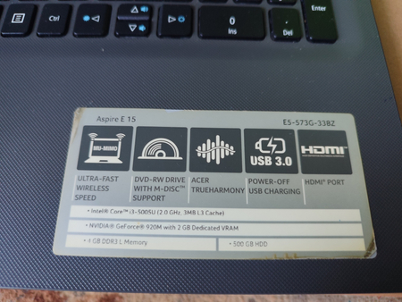 Acer core i3 Nvidia