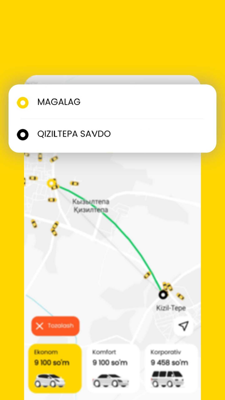 Taksi biznes, taksi ilova, taksoprak