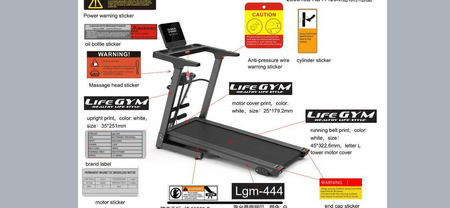 Беговая дорожка Life Gym - 444 Hi-tech