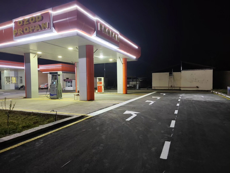 Razmetka sfat yol chiziqlarni chizish hizmati