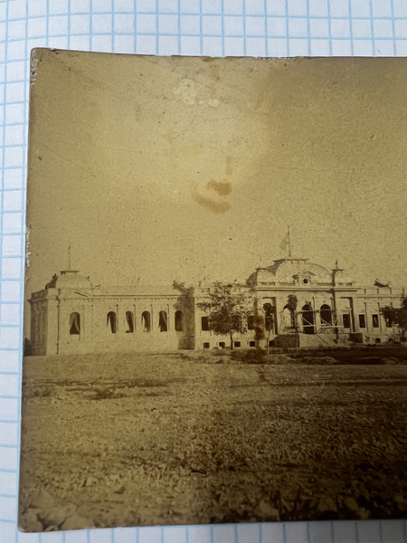 Старинная фотография более сто лет . Северный Вокзал Ташкент
