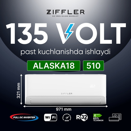 Широкий ассортимент кондиционеров Ziffler