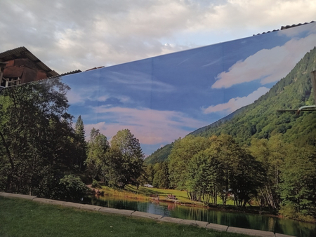 Банер тент баннер сетка маскитни соя setka baner tent Banner установка