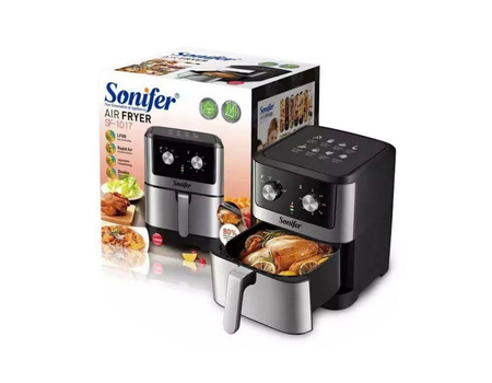 Новая Аерофритюрница 6 литр Аерогриль Sonifer SF-1017 Air Fryer!
