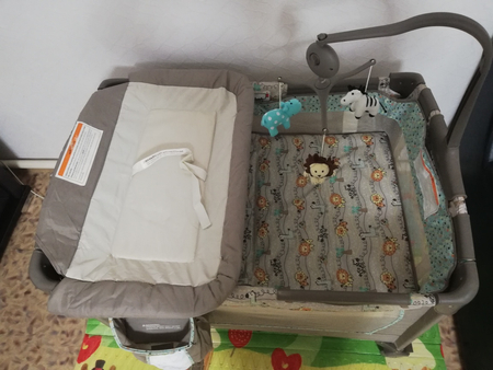 Манеж кровать 3 в 1 baby zoo