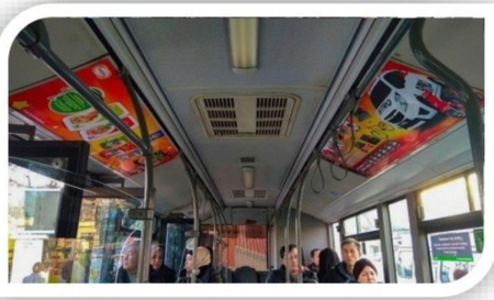 Aftobuslarda reklama