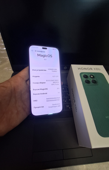 Honor X8b Turbo 256 Gb sotiladi