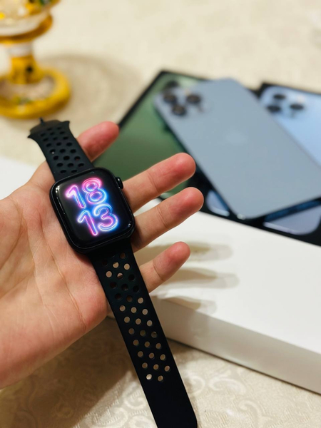 Apple Watch 8 45Mm Nike iWatch Aqlli Soat Smart 6 7 9 Умные Часы  4 5