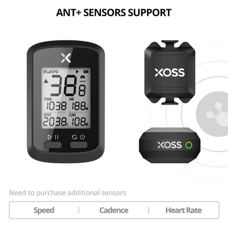 Новый компьютер с GPS и поддержкой ANT датчиков - гарантия - доставка