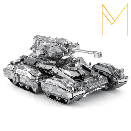 3D пазл металлический - ТАНК для детей и взрослых