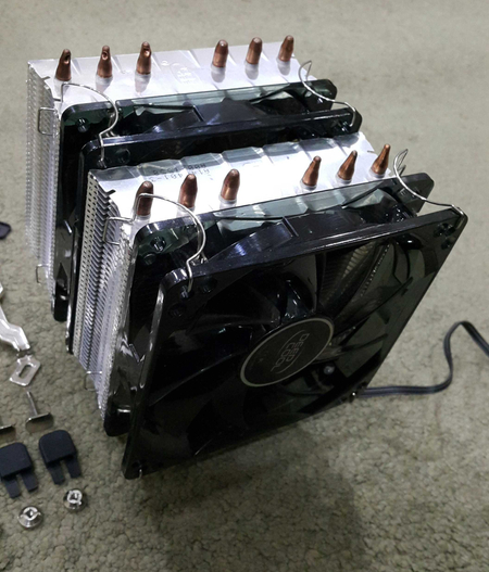 Deepcool Neptwin v2 Башня 6ю трубками 2x120mm
