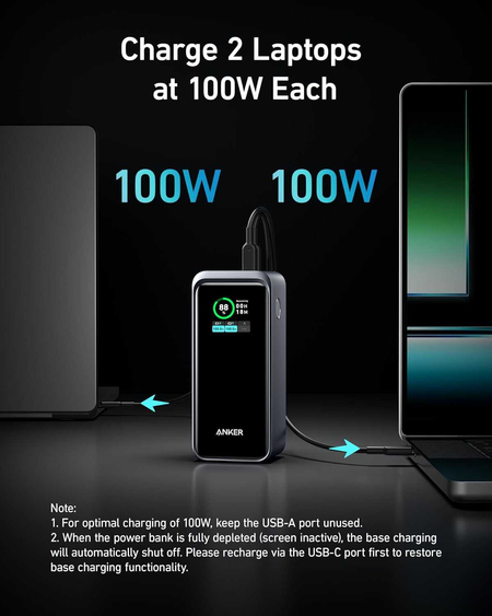 Anker Prime Power Bank, 20,000mAh 200w