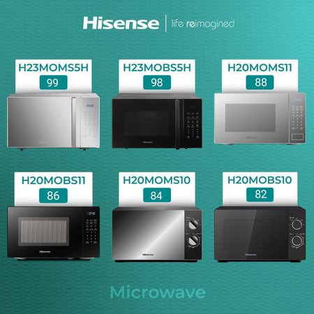 Hisense Mикроволновая печь Компактного типа (20л)  Доставка бесплатно