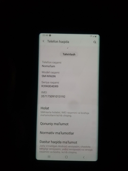 Samsung galaxy note 9