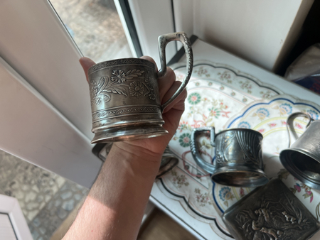 Подстаканники. Портсигар