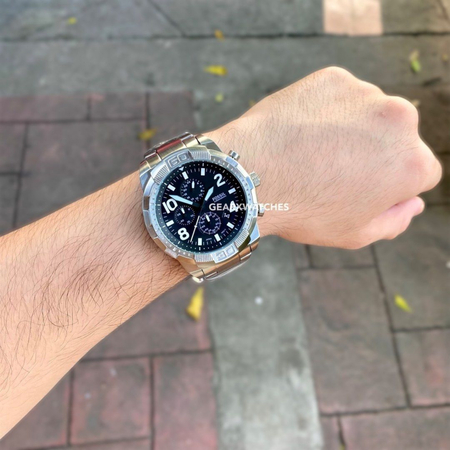 Fossil chronograph+2 ремешка