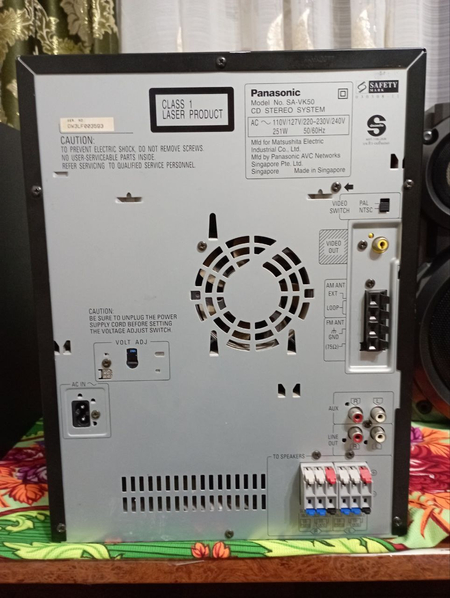 Muzikalniy sentr panasonic