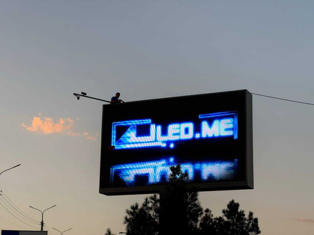LED reklama ichki va tashqi