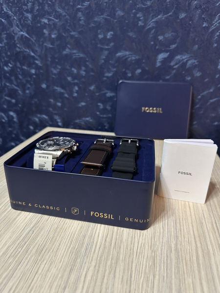 FOSSIL chronograph комплект