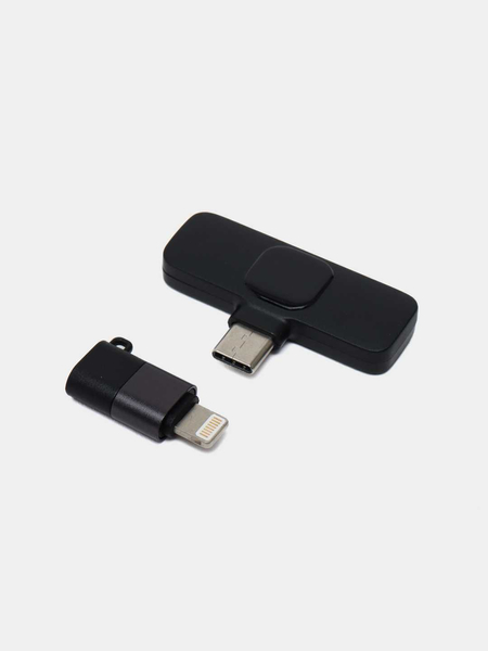 Микрофон петличный беспроводной K8 / Type-C / Lightning.