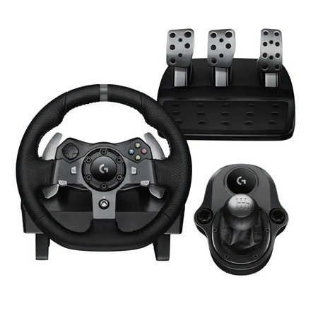 Игровой руль Logitech G920 и переключатель