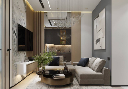 Prestige Gardens Продается 1 комнатная квартира ремонт Яккасарай