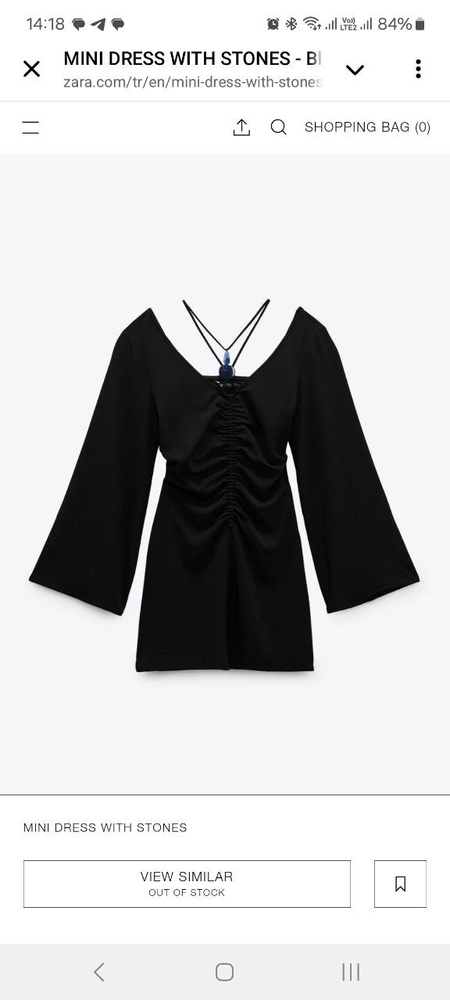 Новое платье от ZARA