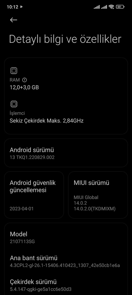 Xiaomi 11 T pro 12+3 Ram 256 Xotira