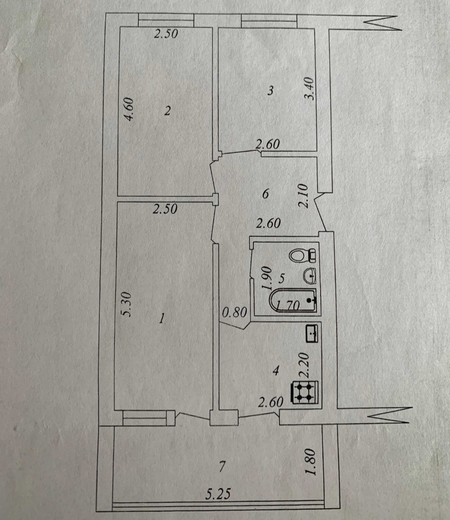 Продается 3/2/5 на м-в Феруза-2 (Ориентир ЭКО Базар)