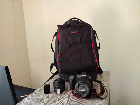 Canon EOS RP объективлар, сумка, батарейка, флешка билан