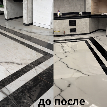 Чистка брусчатка