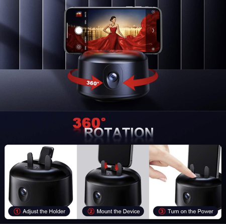 Foxnovo 360° Tracking Holder U1. Держатель для смартфона