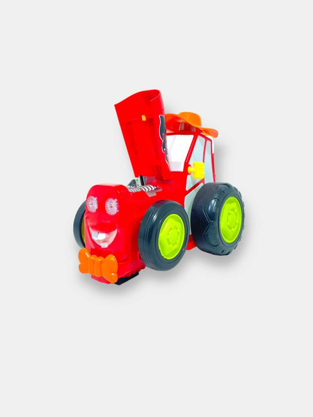 Siniy Traktor Crazy Car raqsga tushadigan traktor