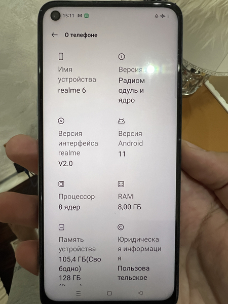 Продам relame 6 8/128
