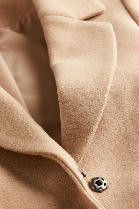 пальто h&m цвет camel Размер один S