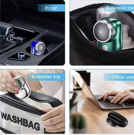 Elektr, portativ, mini soqol olish mashinasi, trimmer

 - Portativ ust
