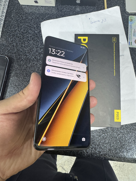 poco x6 pro 8.256g holati ideal karopka dak kamplekt