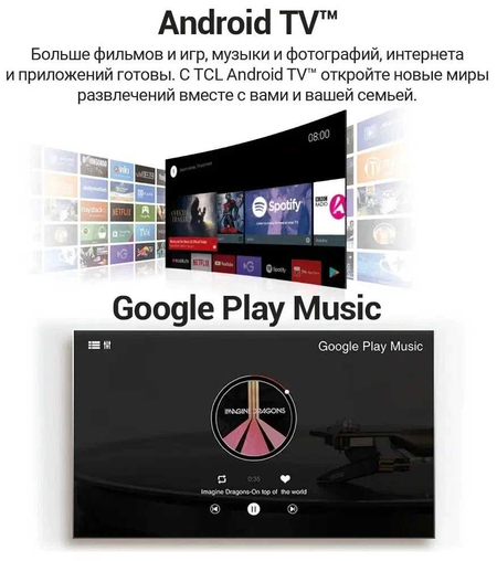 Телевизор TCL P755 4K UHD Google TV/ 120 Гц/ Игровой + доставка