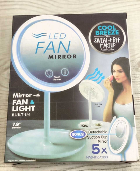 NewBrilliance beauty Breeze - Настольное косметическое зеркало с Led
