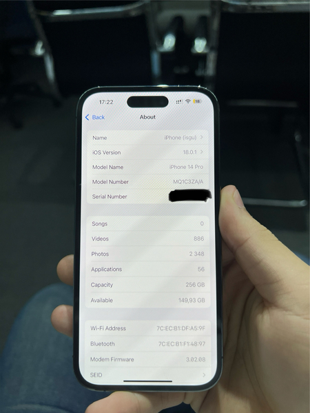 iPhone 14 Pro ideal 87%