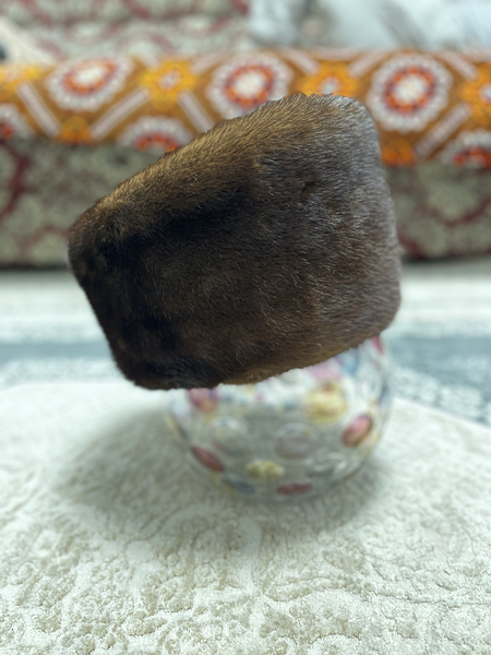 Норковая шапка